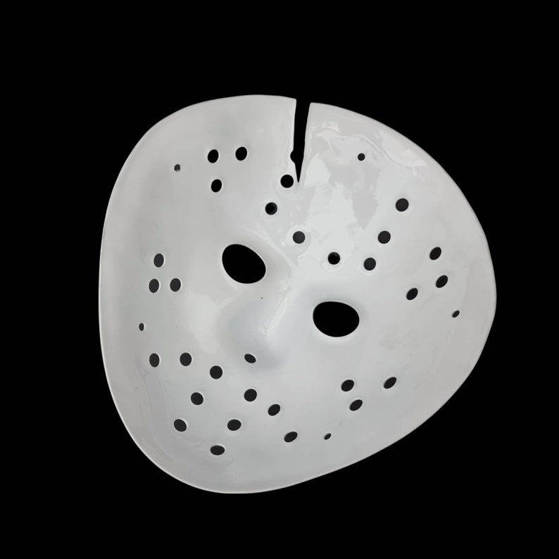 Mask Jason Part 6 precut blank + straps + chevrons Friday the 13th Jas ...